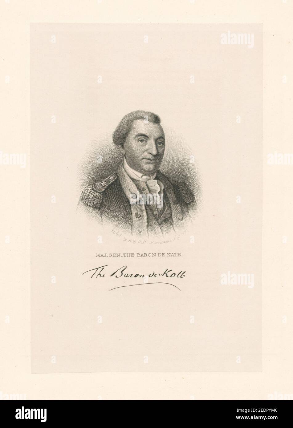 The Baron de Kalb Stock Photo - Alamy