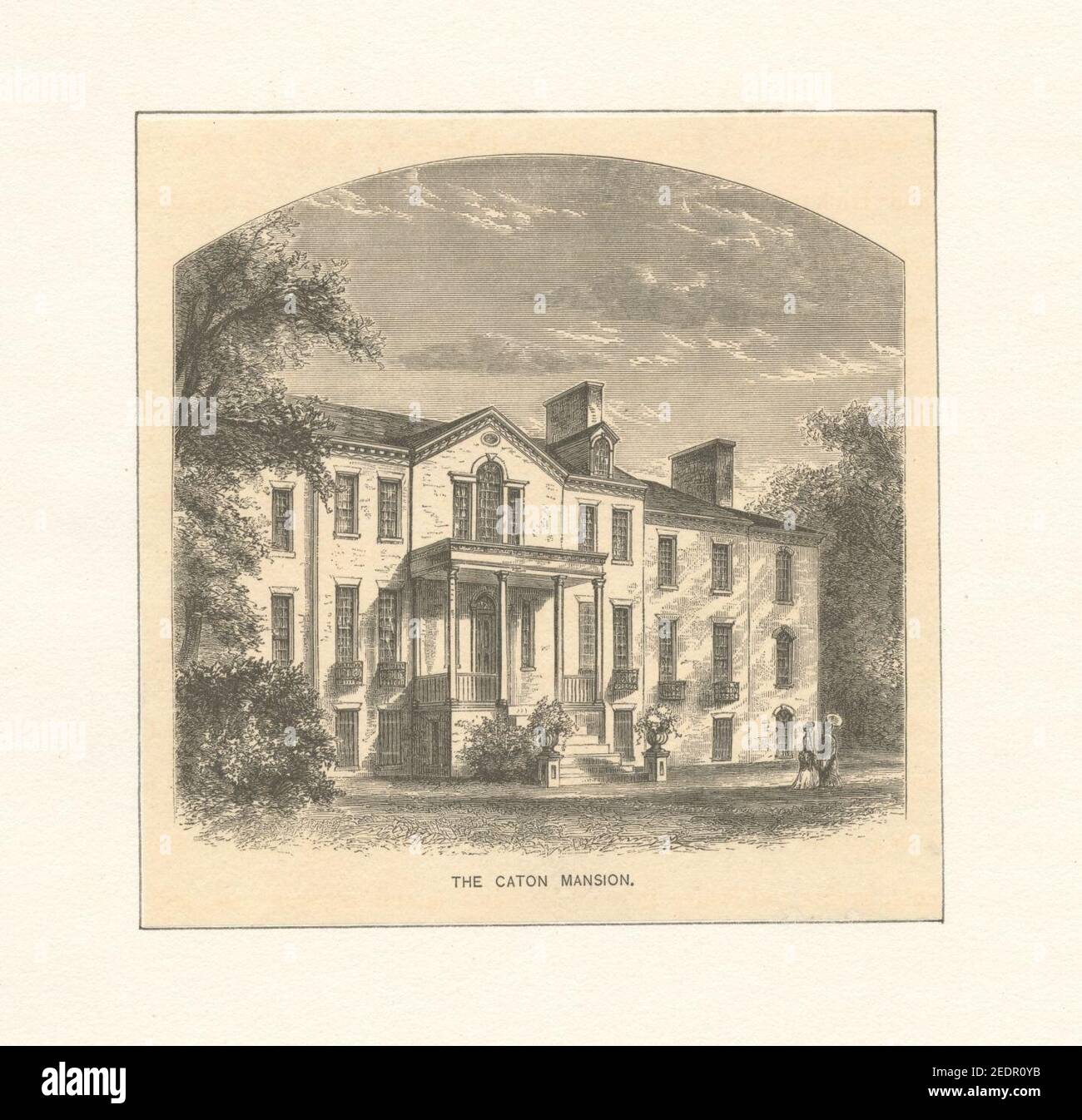 The Caton mansion Stock Photo - Alamy