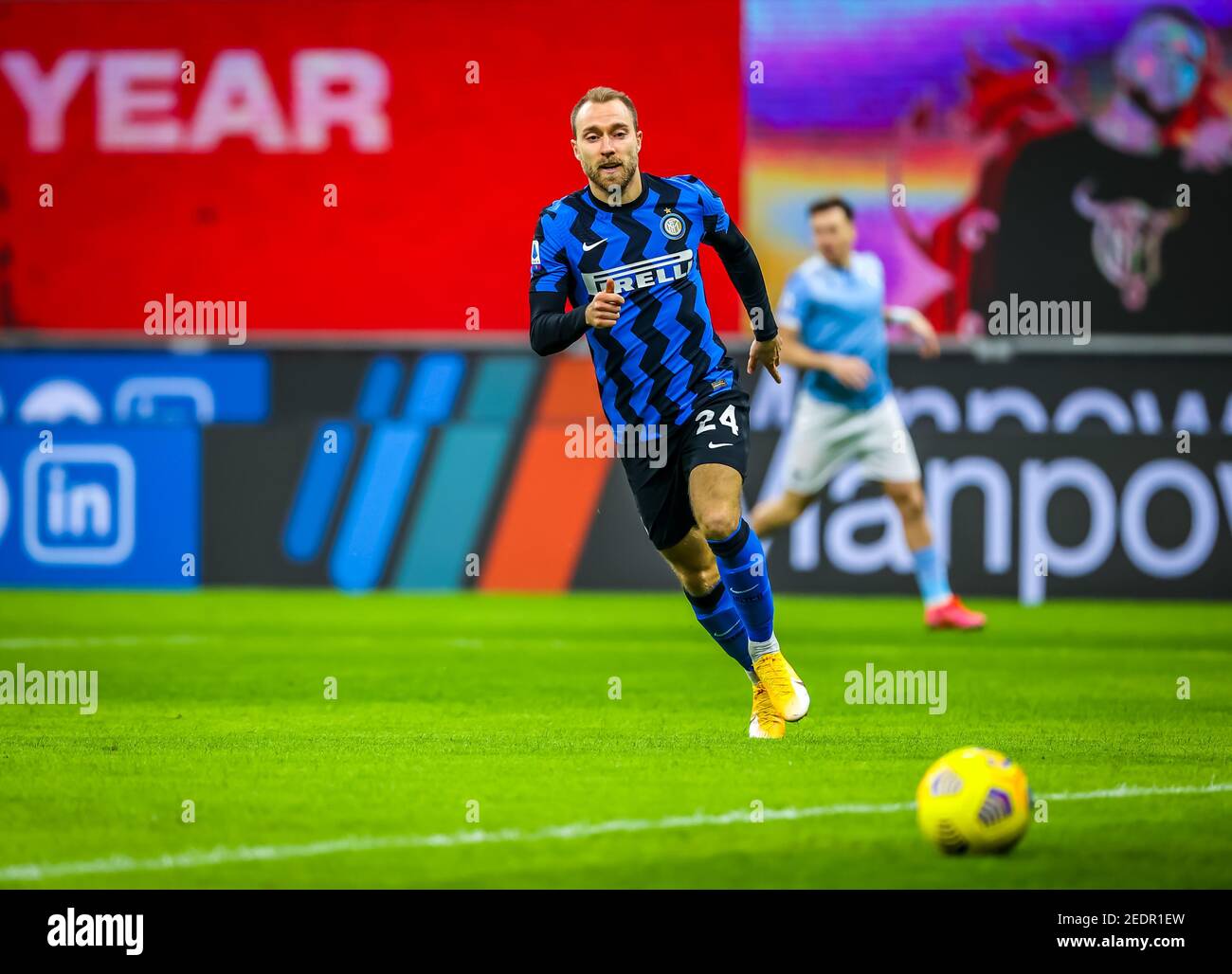 Christian Eriksen of Inter Milan in action during the Serie A 2020/21 ...