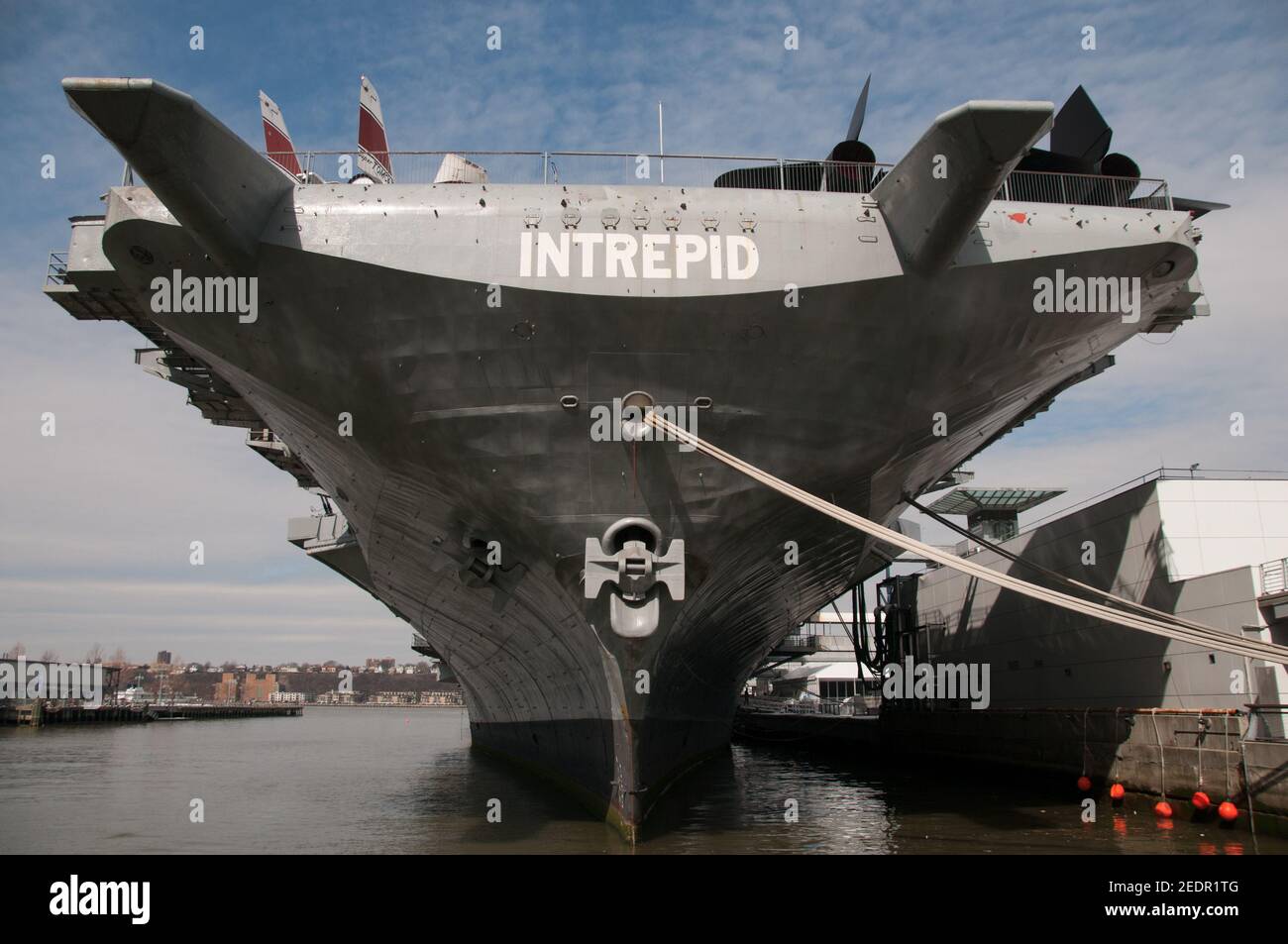 Intrepid museum aircraft carrier Stock Photo - Alamy