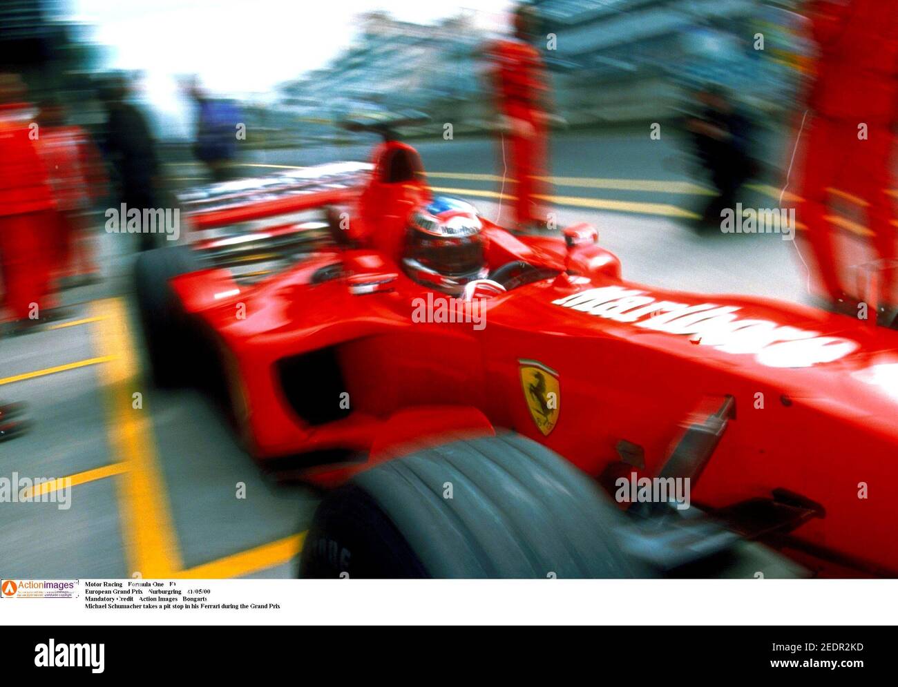 Michael schumacher pit stop in ferrari hi-res stock photography and ...