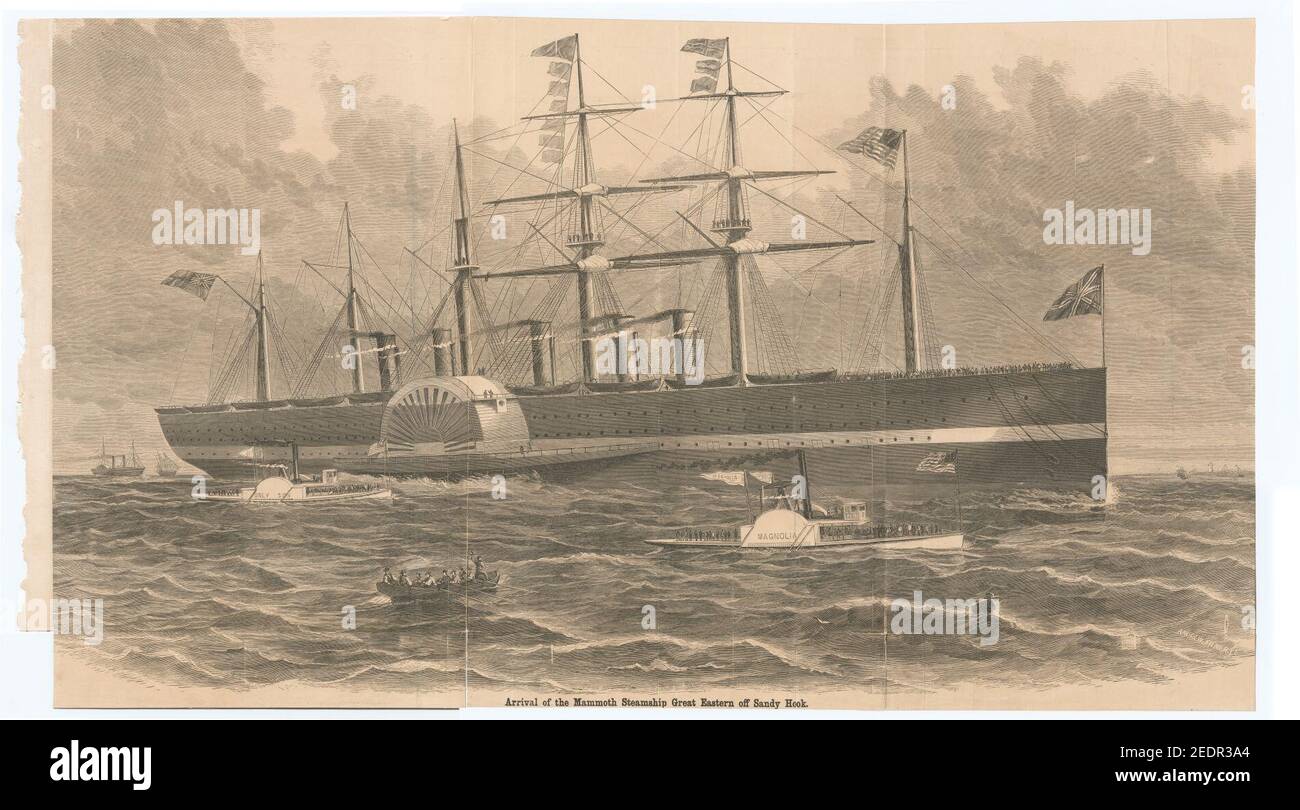 The ''Great Eastern'' Stock Photo - Alamy