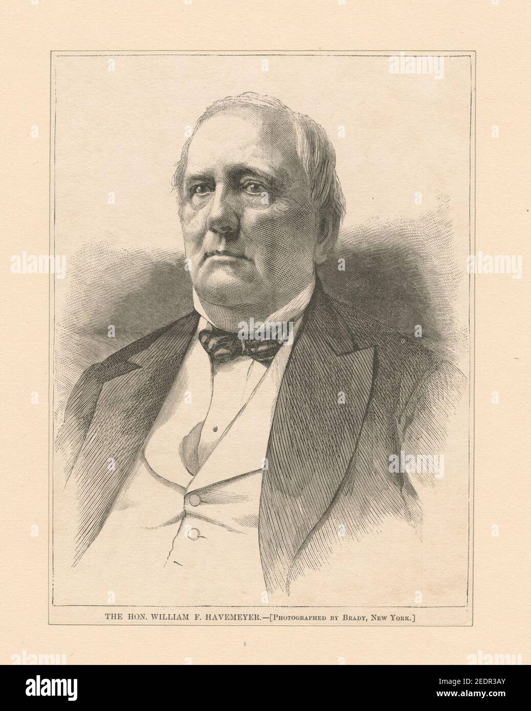 The Hon. William F. Havemeyer Stock Photo - Alamy