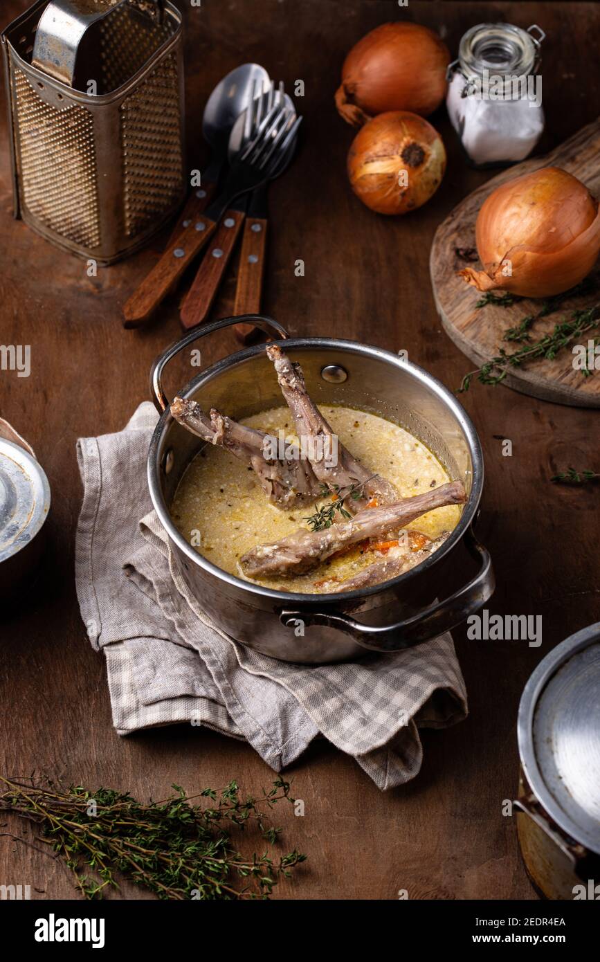 Rabbit legs hi-res stock photography and images - Alamy