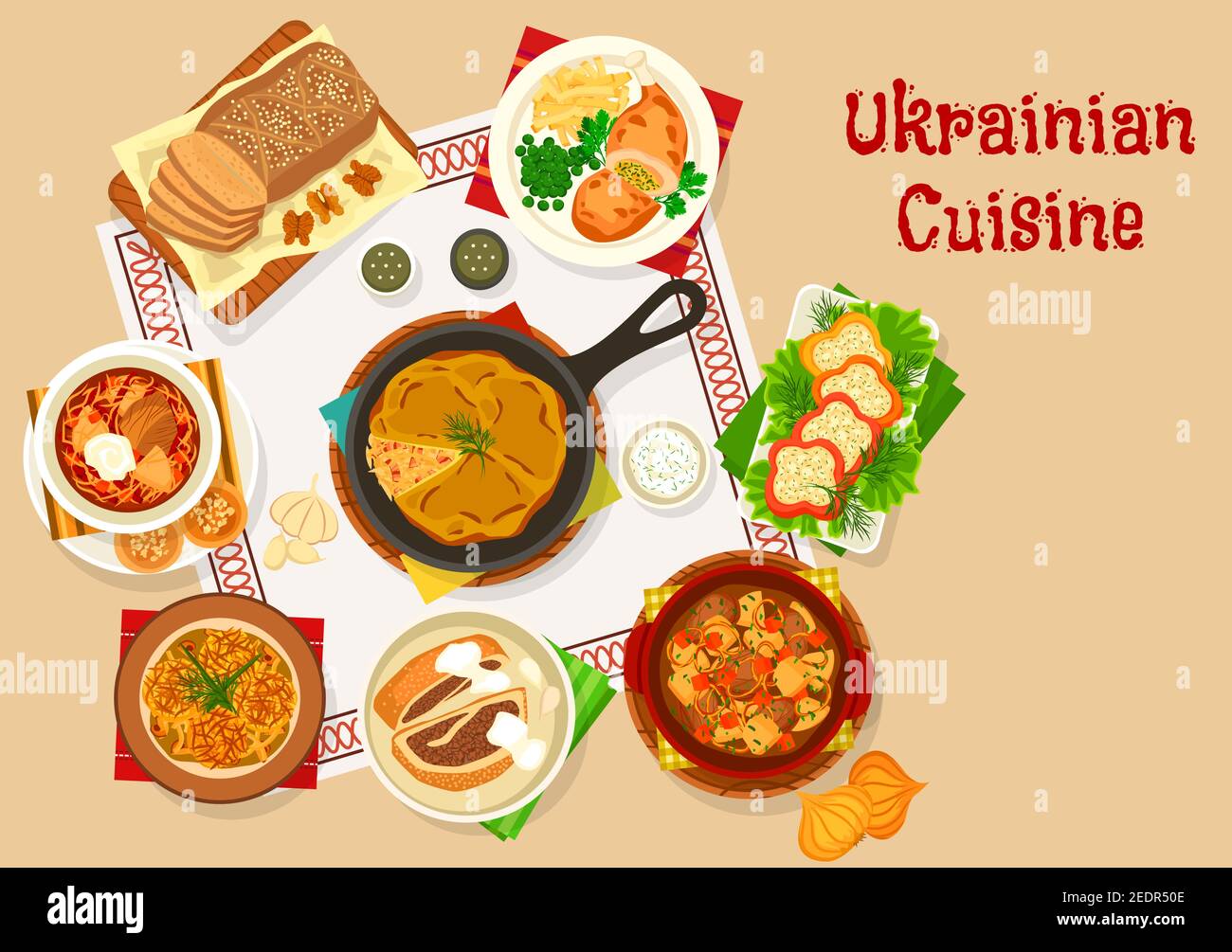 Chicken kiev ukraine Stock Vector Images - Alamy