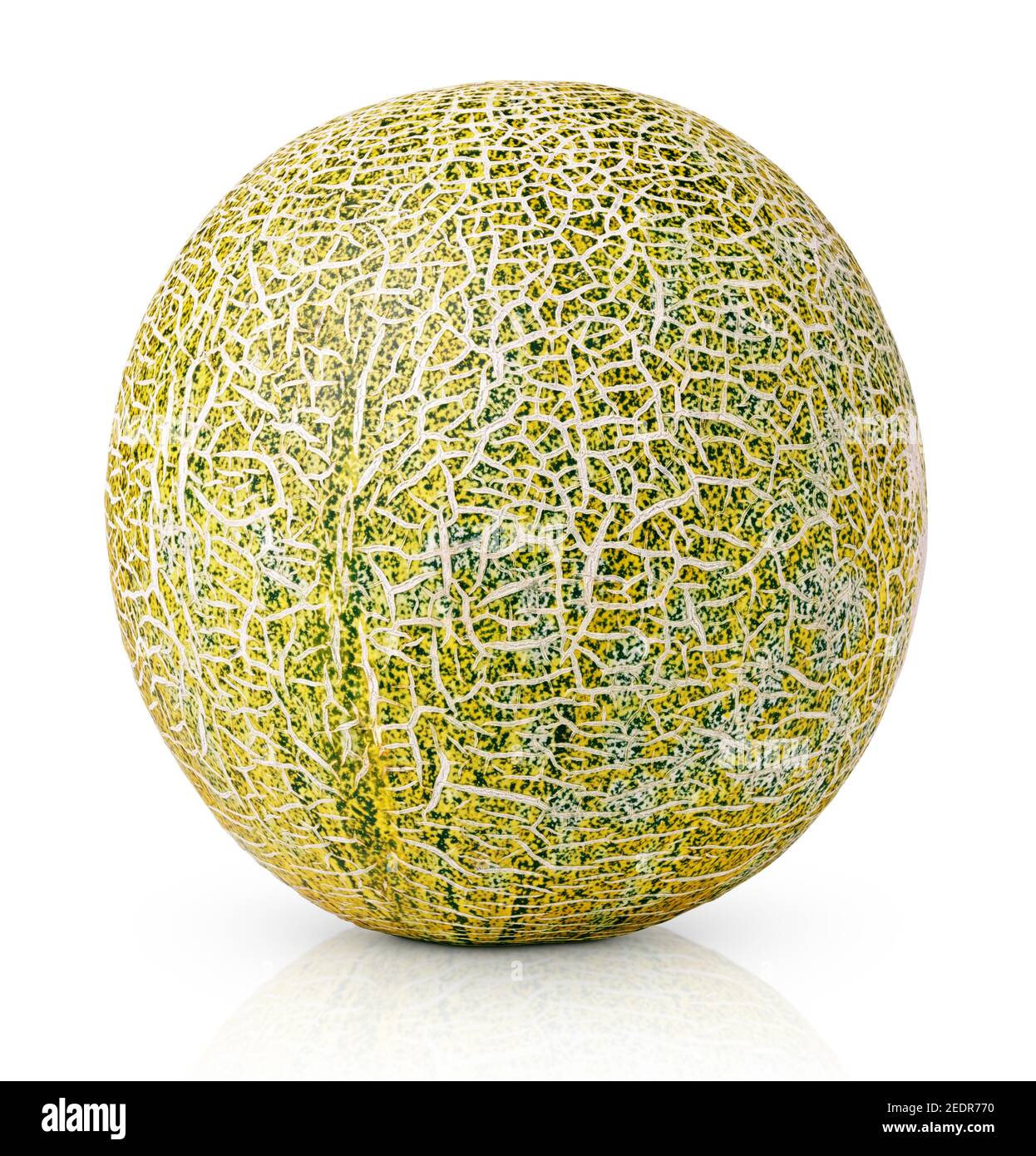 Ripe melon isolated on white background with clipping path Stock Photo ...