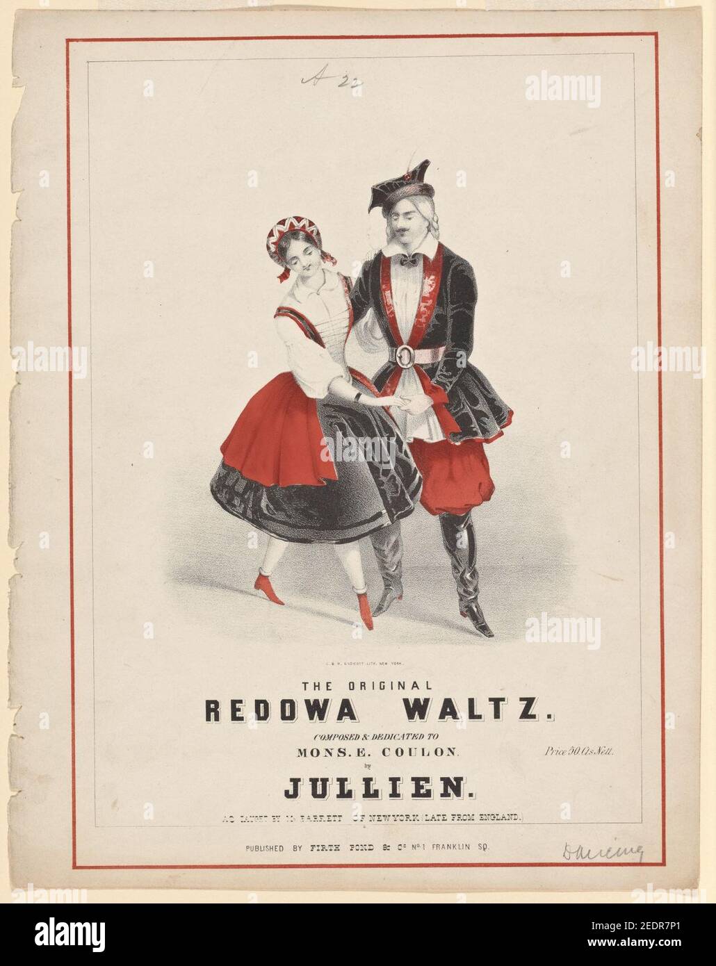 The original Redowa waltz Stock Photo - Alamy