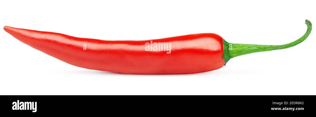Single red chilli hi-res stock photography and images - Alamy