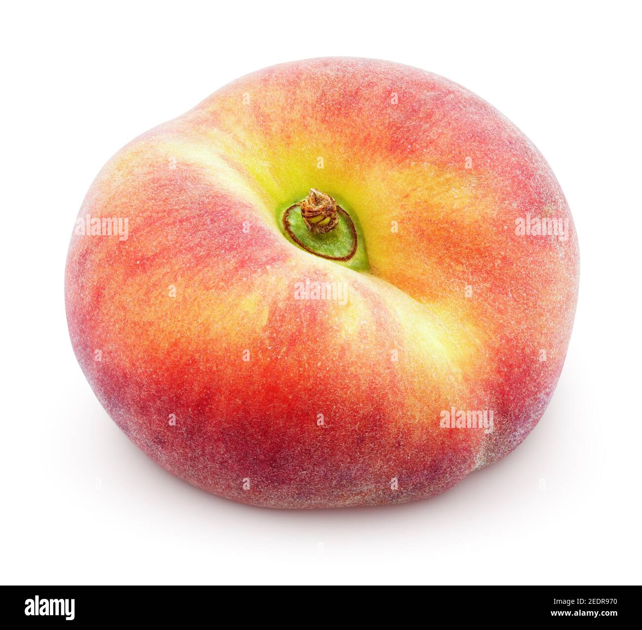 Chinese flat donut peach isolated on white with clipping path Stock ...