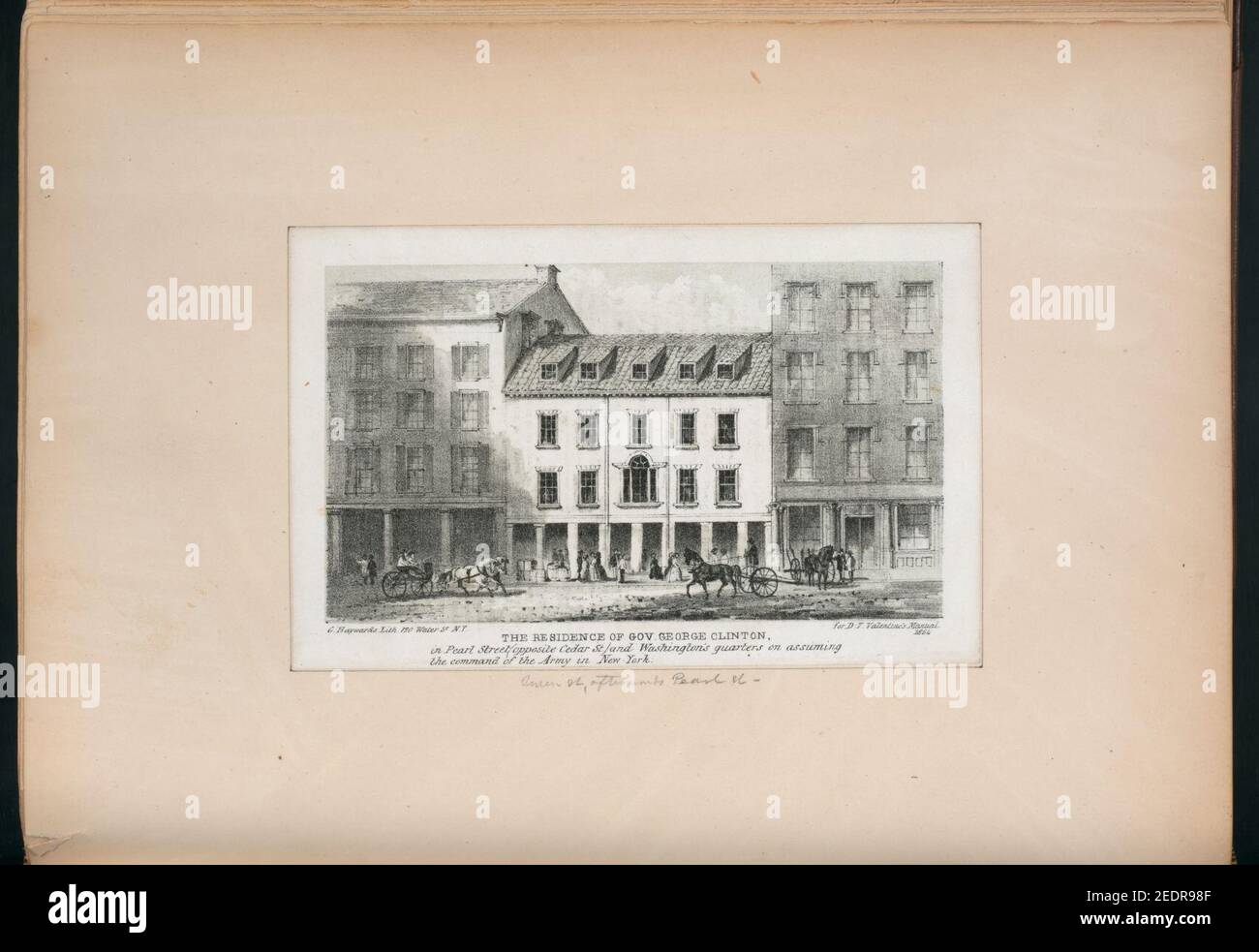 The residence of Gov. George Clinton Stock Photo - Alamy