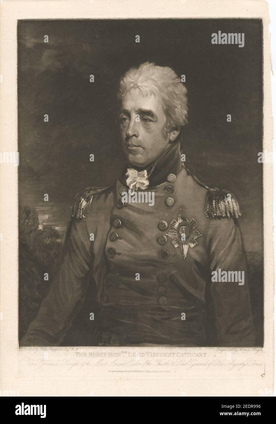 The Right Honble. Lord Viscount Cathcart Stock Photo - Alamy