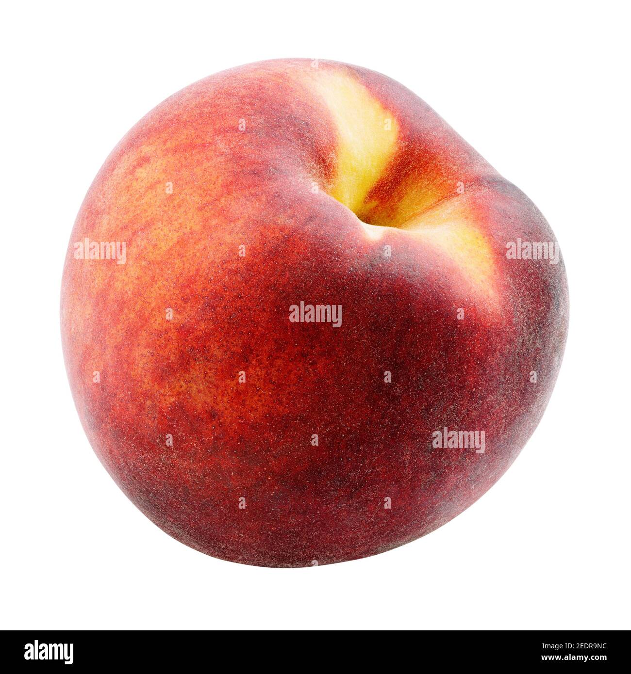Peach isolated on white background with clipping path Stock Photo - Alamy