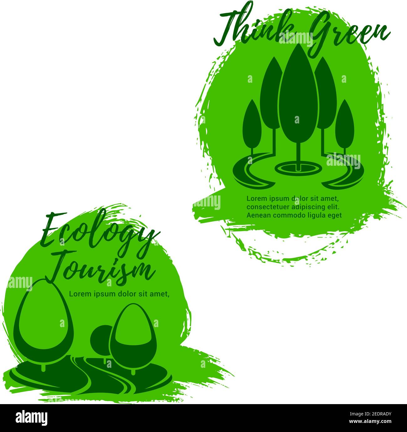 Ecotourism vector vectors hi-res stock photography and images - Alamy