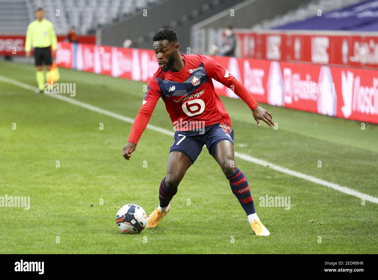 Jonathan Bamba of Lille during the French championship Ligue 1 football ...