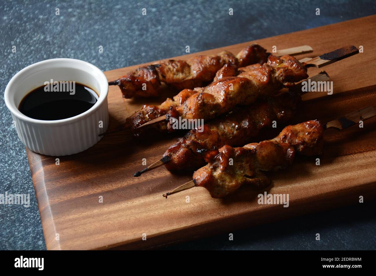 Grilled chicken "Yakitori",Yakitori are grilled chicken skewers ...
