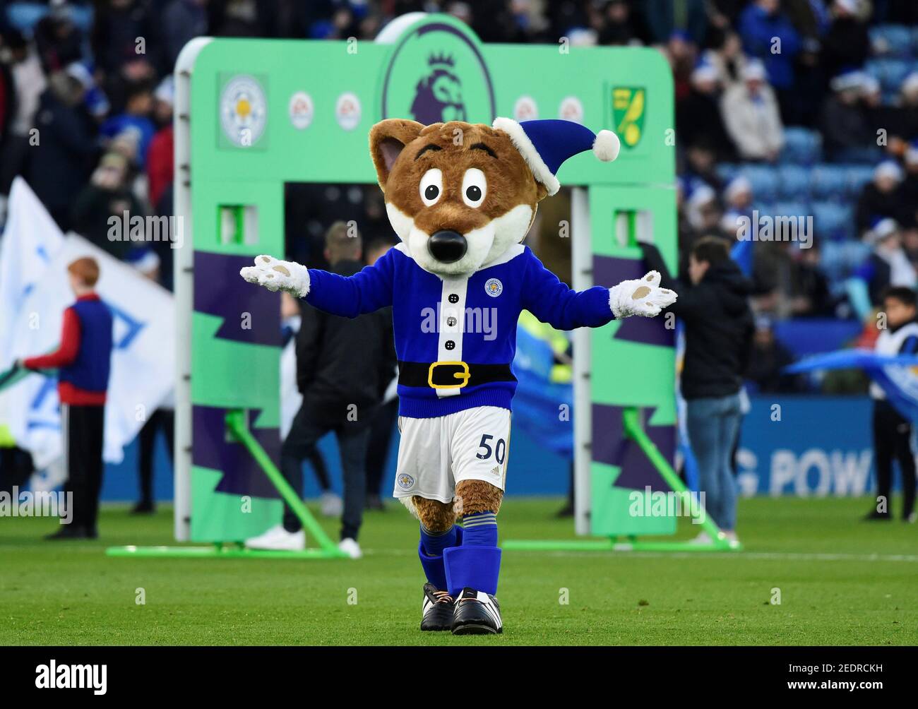 Leicester city mascot hi-res stock photography and images - Alamy