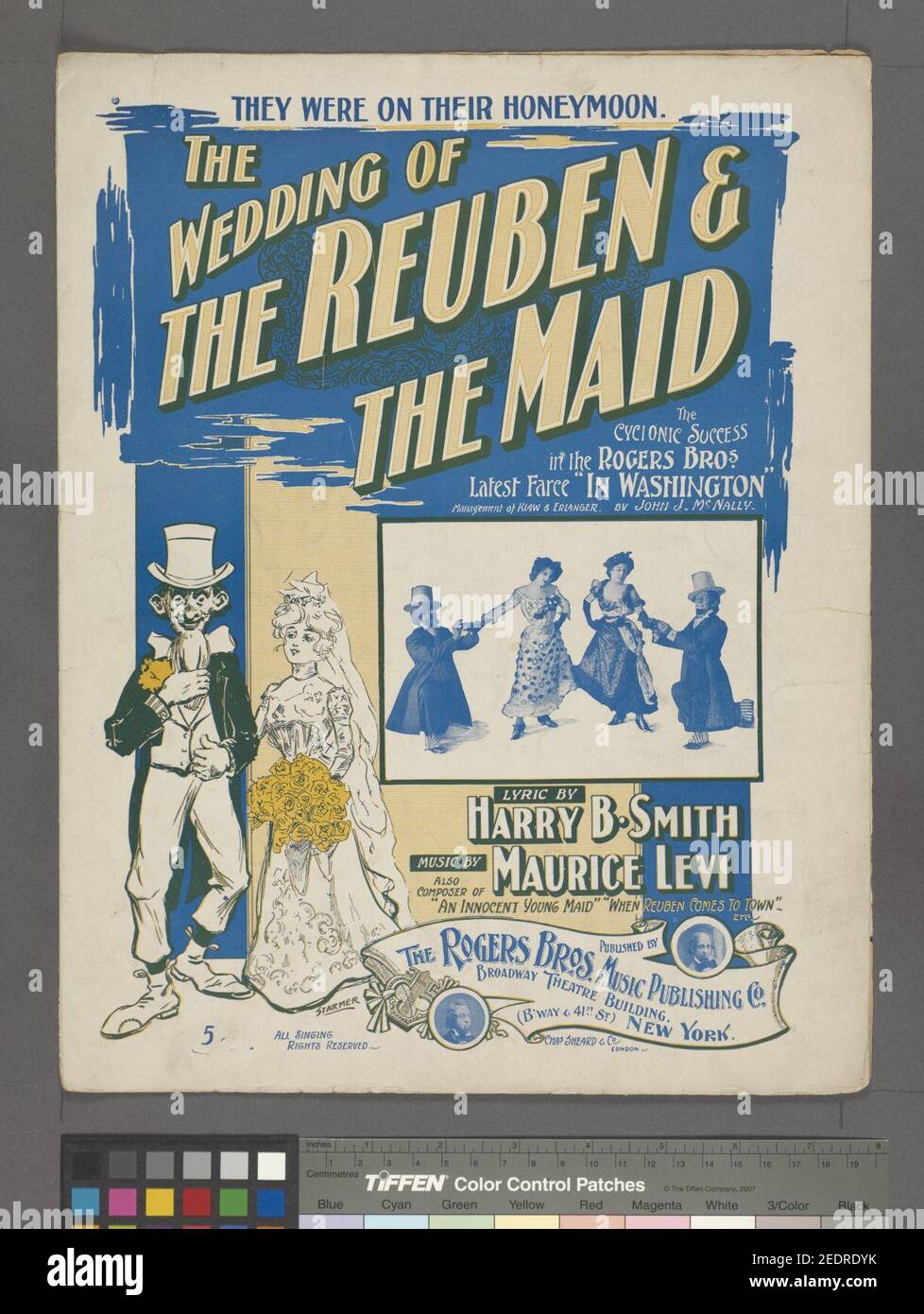 The wedding of the Reuben and the maid Stock Photo - Alamy