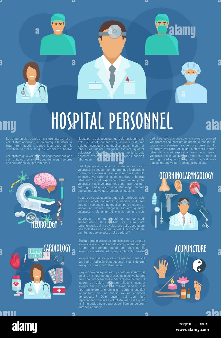 hospital-departments-stock-vector-images-alamy
