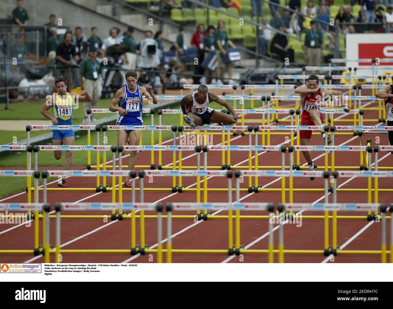 Colin jackson 110 hurdles hi-res stock photography and images - Alamy