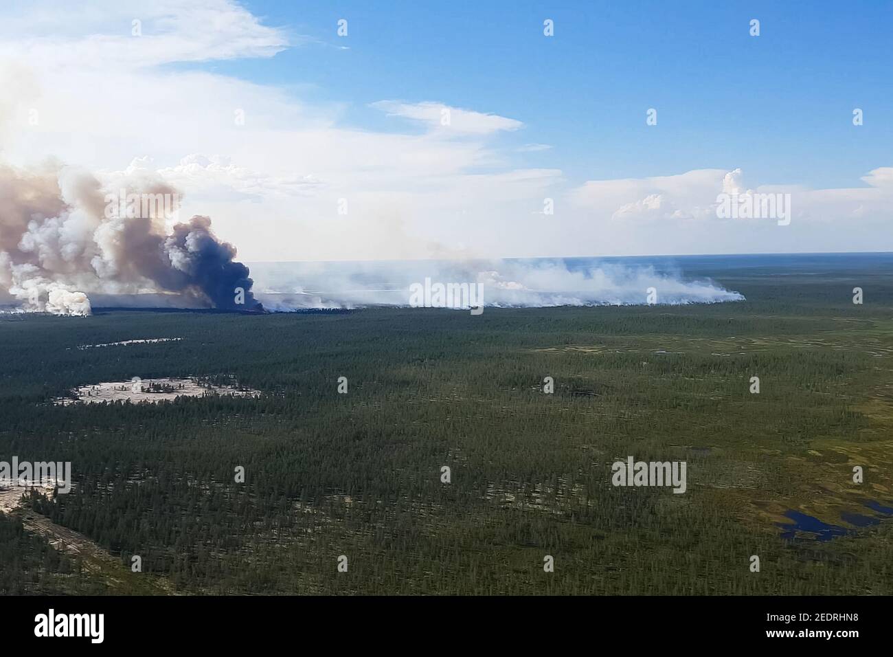 Taiga forest fires hi-res stock photography and images - Alamy