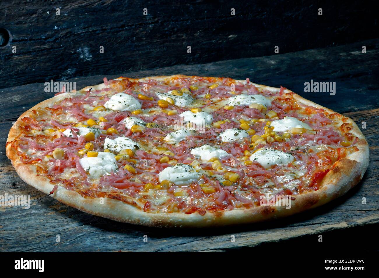 Delicious roast pizza Stock Photo - Alamy