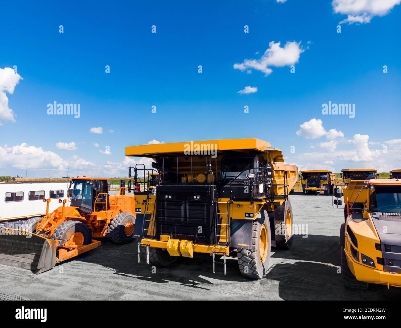Banner parking enginery car industrial technology open pit mine ...