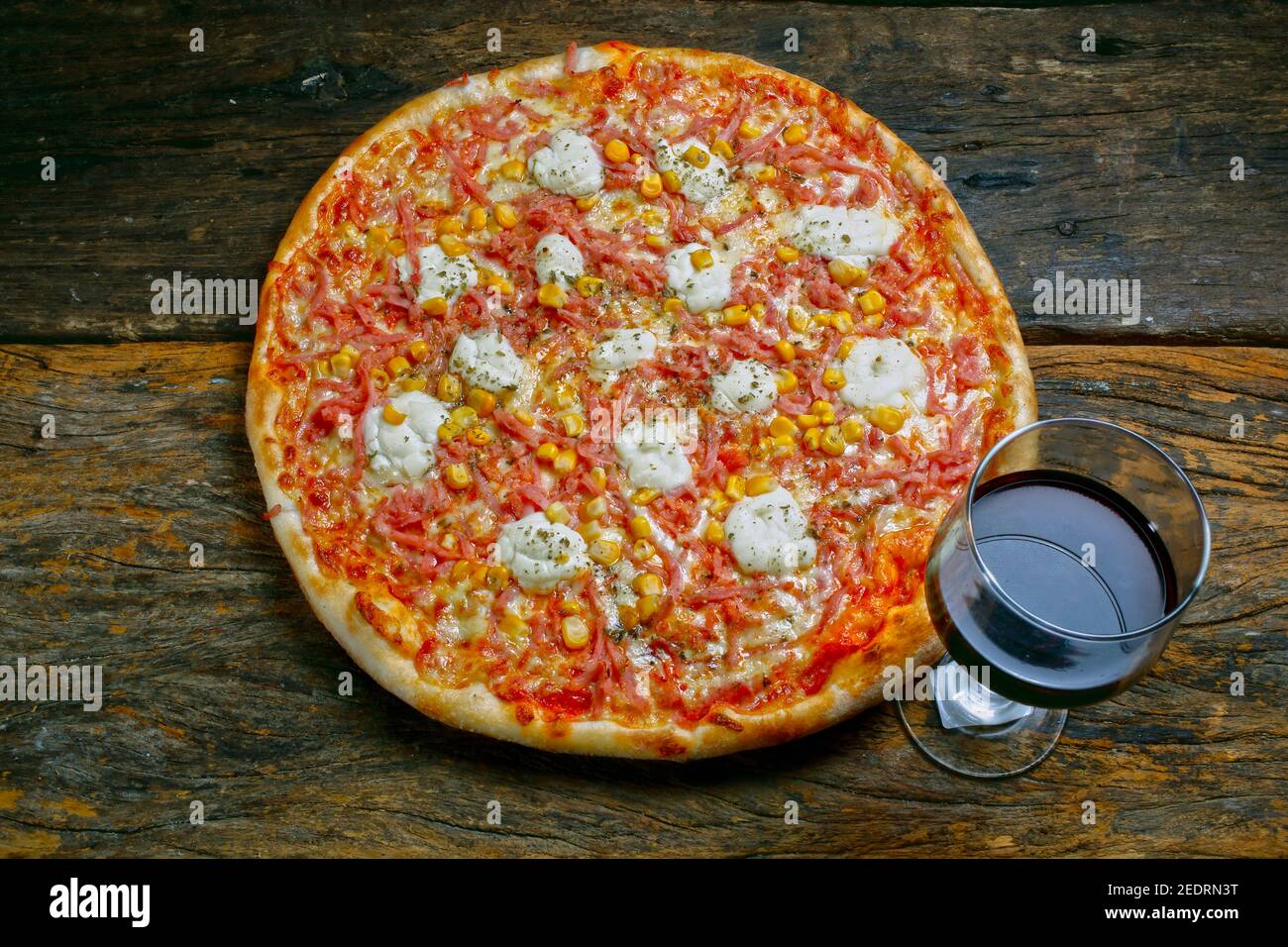 Delicious roast pizza Stock Photo - Alamy