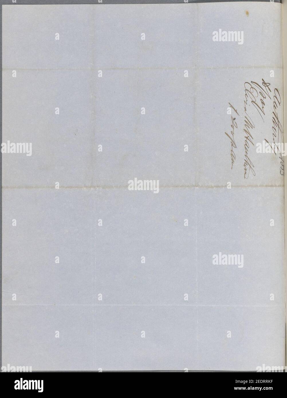 Ticknor, (William D.), ALS to. Jul. 5, 1853 Stock Photo - Alamy