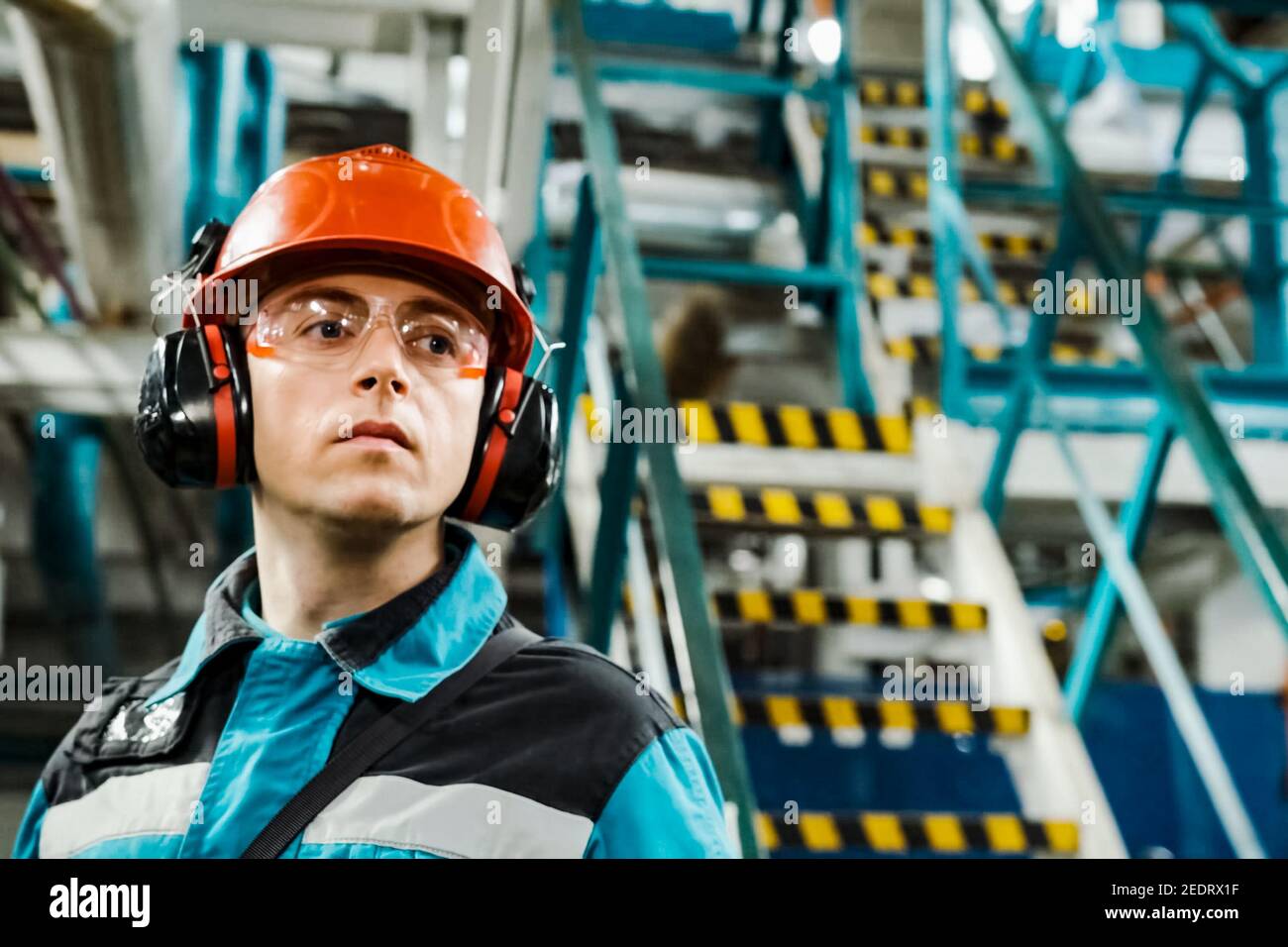 Men work equipment gas helmet oil hi-res stock photography and images ...