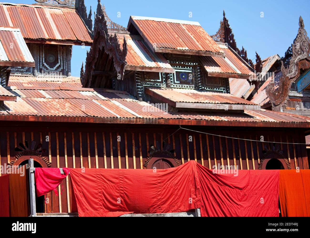 Buddhist temple in Myanmar (Burma Stock Photo - Alamy