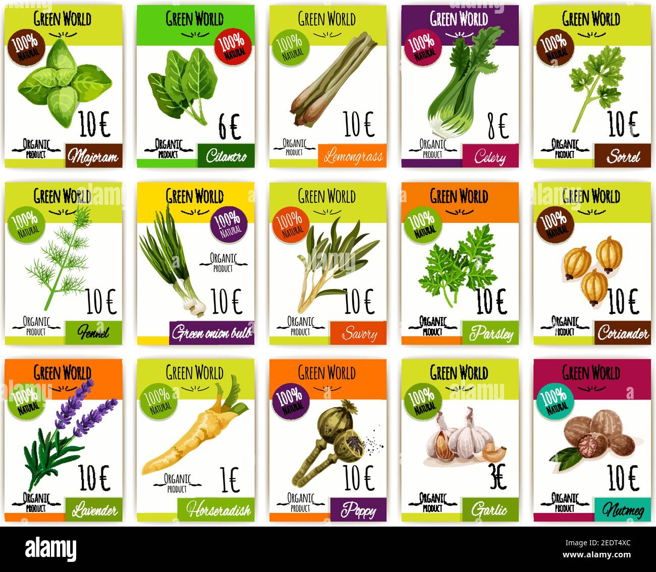 Cilantro farming Stock Vector Images - Alamy
