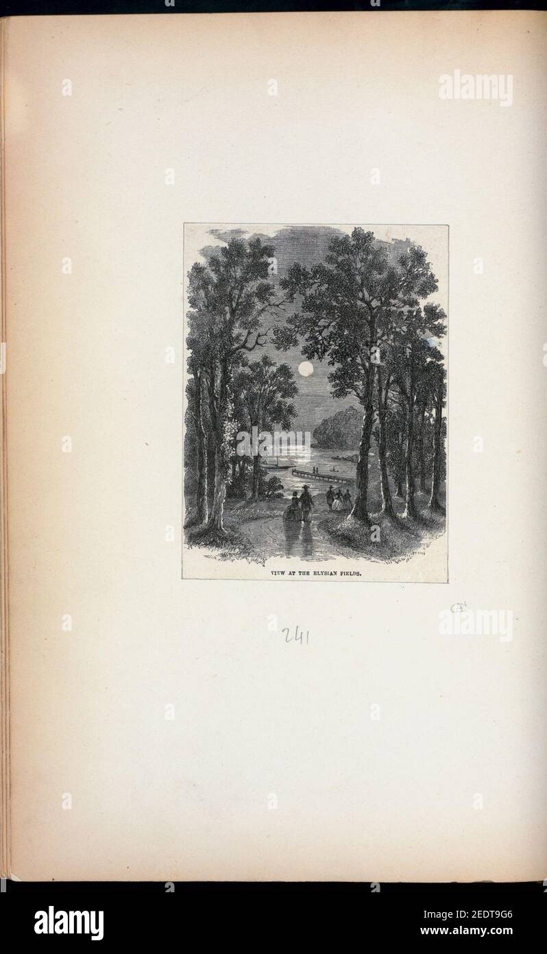 View at the Elysian Fields Stock Photo - Alamy