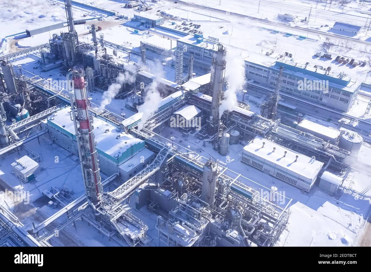 Russia gas pipe snow hi-res stock photography and images - Alamy