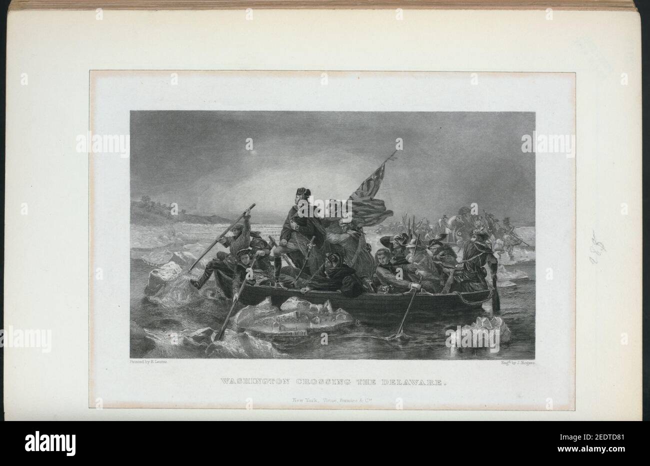 Washington crossing the Delaware Stock Photo - Alamy