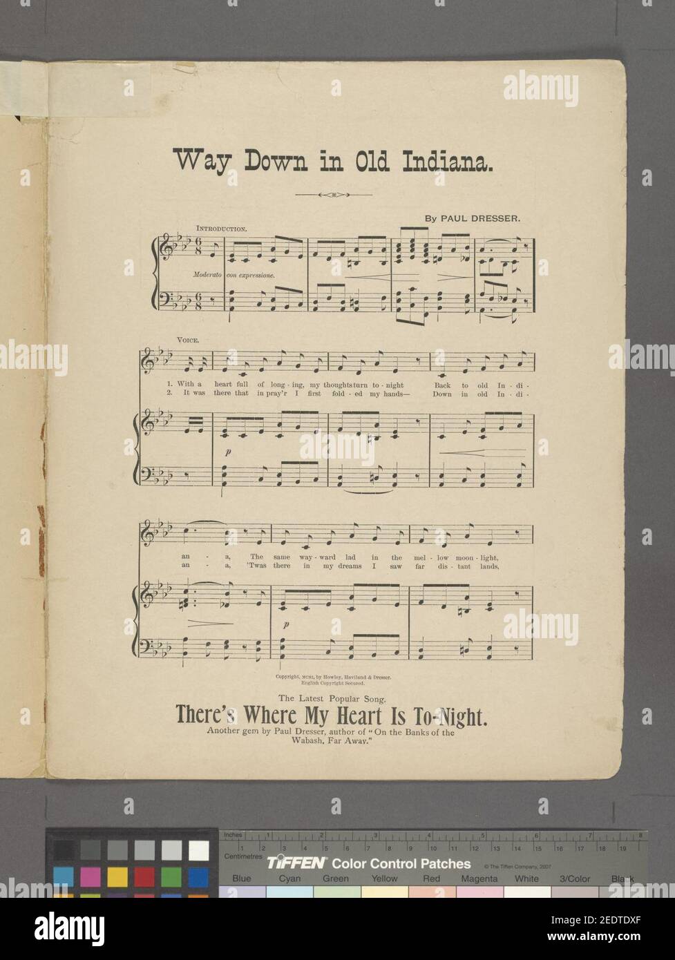 Way down in old Indiana Stock Photo - Alamy