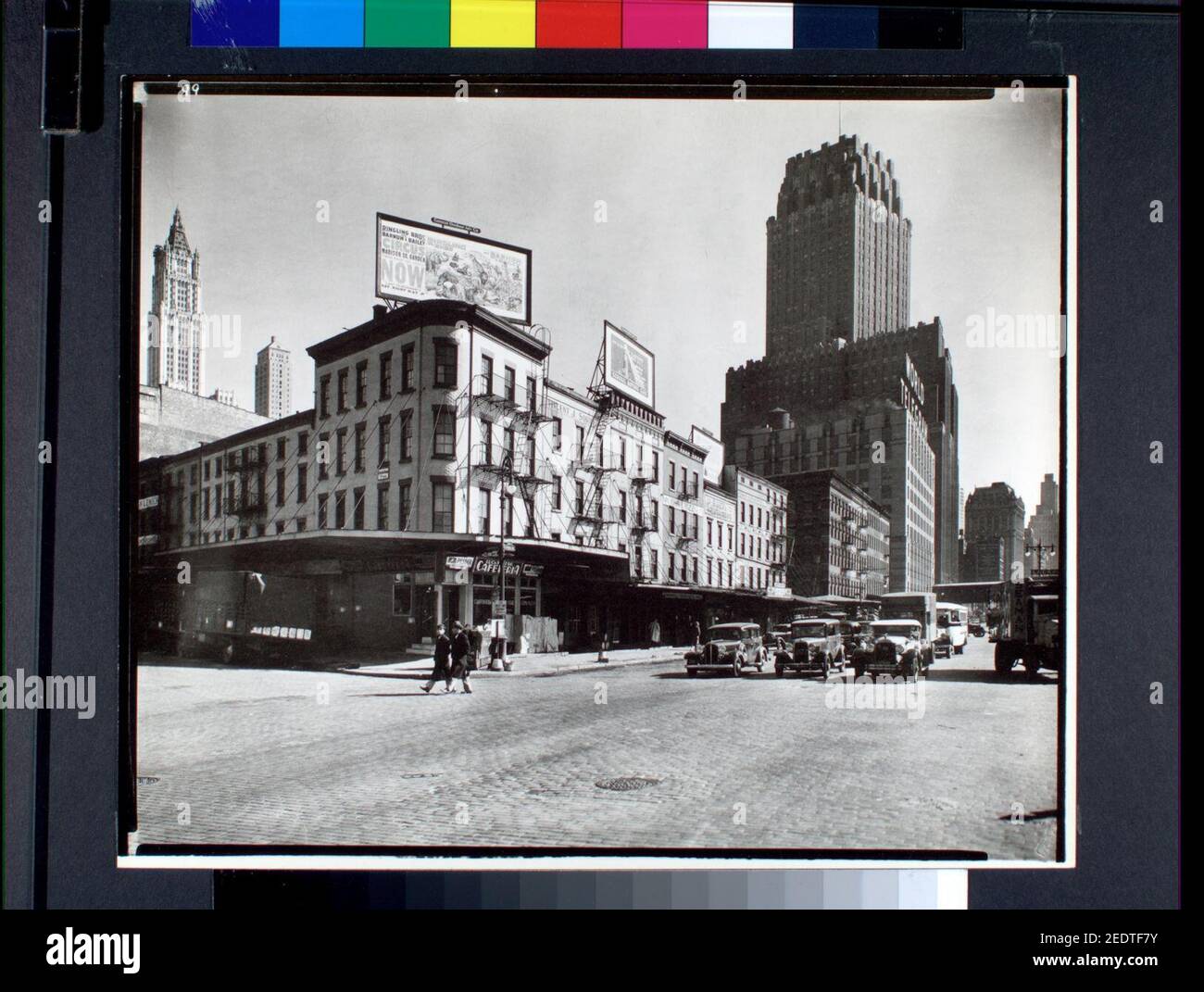 West Street Row- V, between Warren & Murray Streets, Manhattan Stock ...