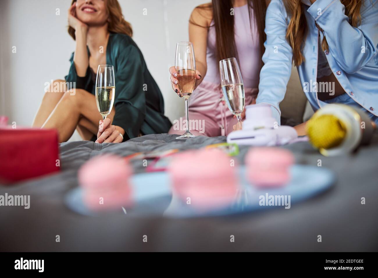 Ladies having birthday party hi-res stock photography and images - Alamy