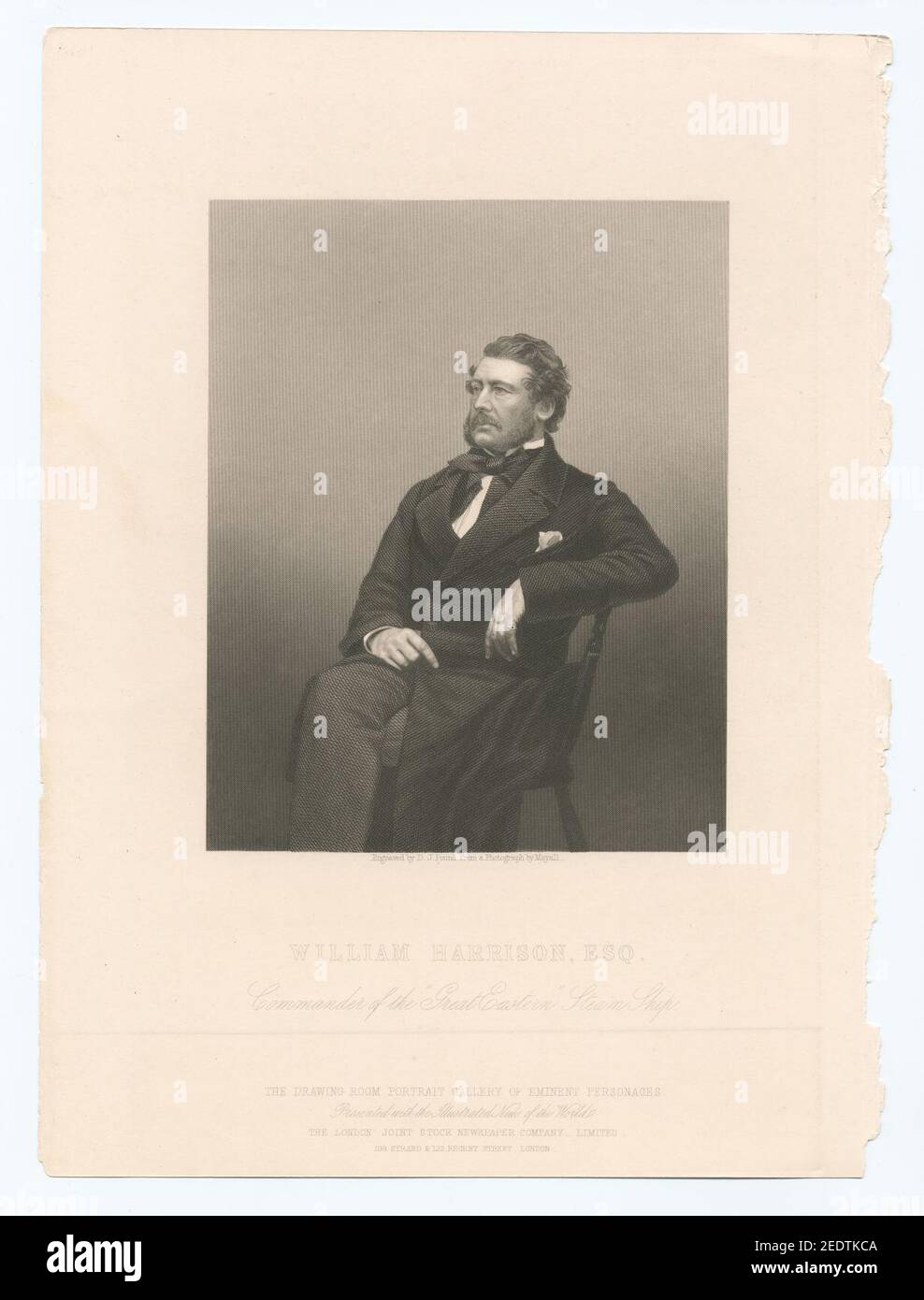 William Harrison, Esq., Commander of the ''Great Eastern'' Steam Ship ...