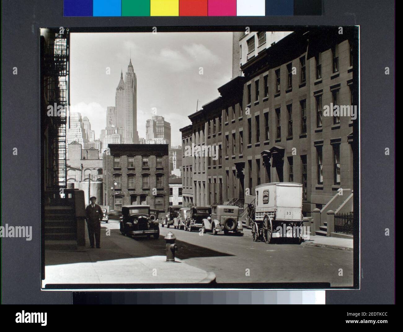 Willow and Poplar Street, looking east (sic, view is actually looking ...