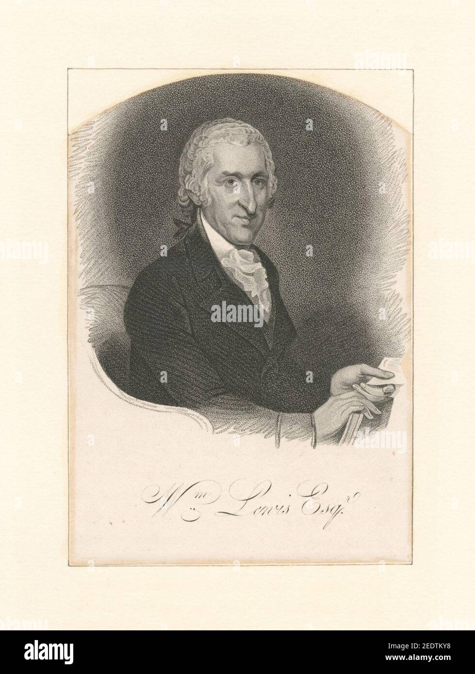 Wm. (William) Lewis Esqr Stock Photo - Alamy