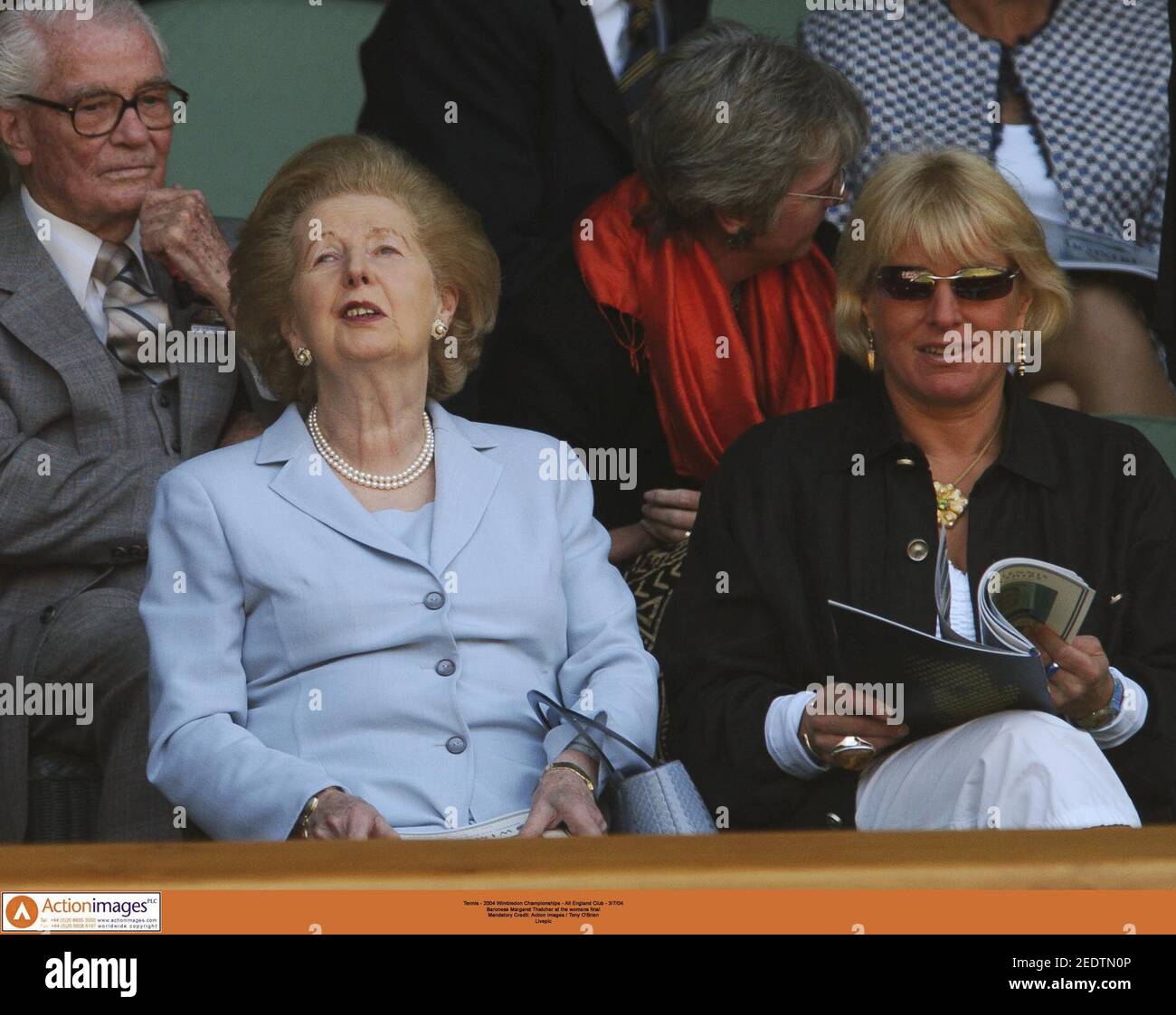 Wimbledon thatcher hi-res stock photography and images - Alamy