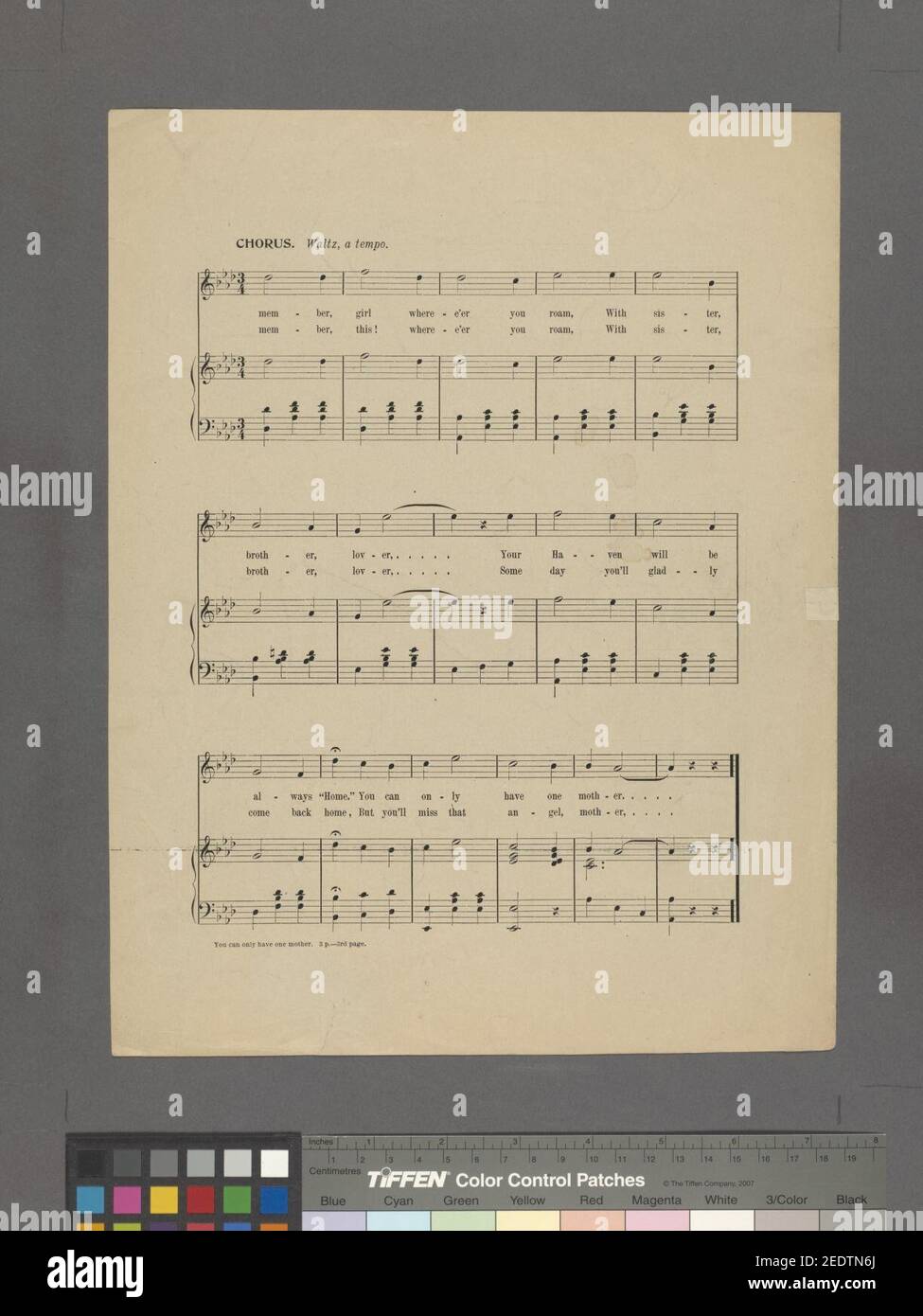 You can only have one moather Stock Photo - Alamy