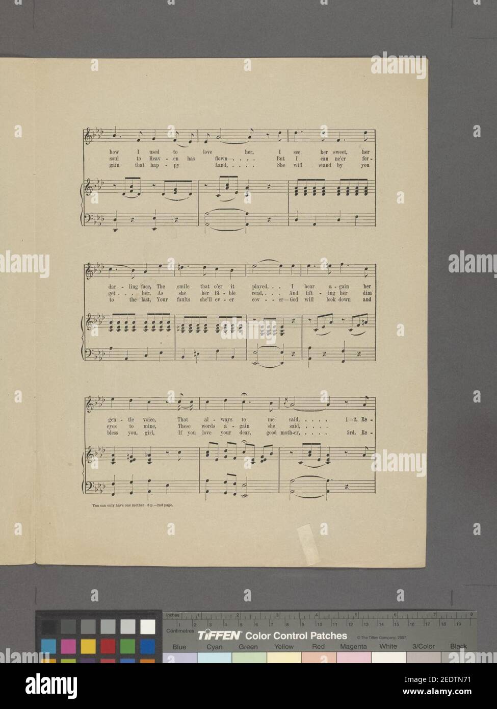 You can only have one moather Stock Photo - Alamy