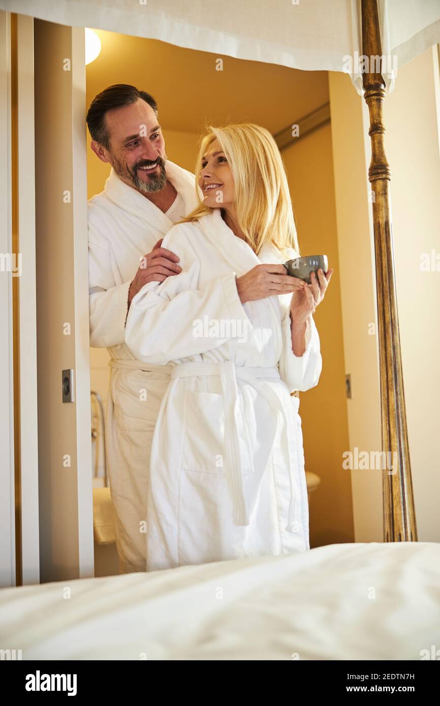 Bath robes hi-res stock photography and images - Alamy