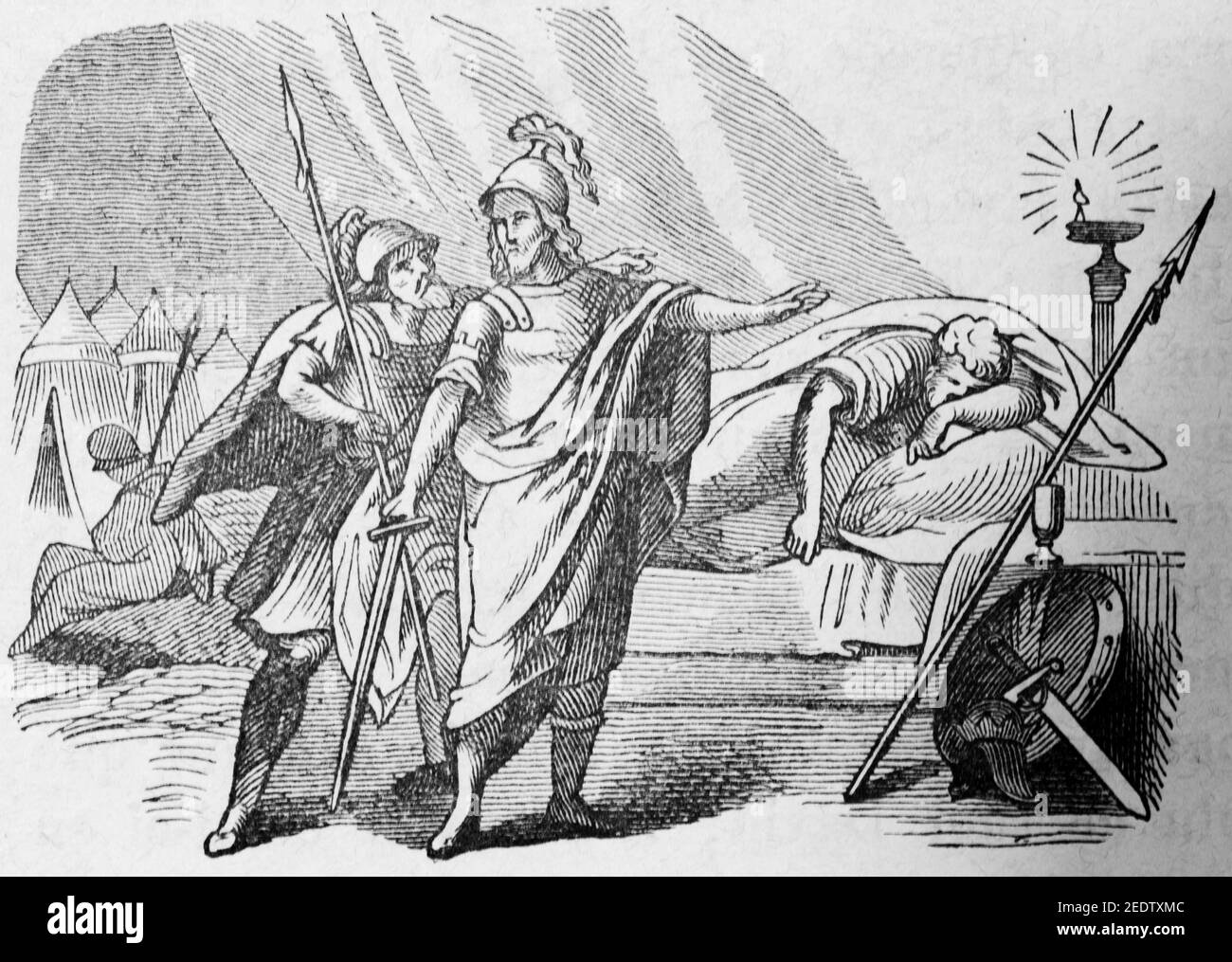 David´s maganimity, Old Testamnet, Historic bible Histoire Biblique de ...