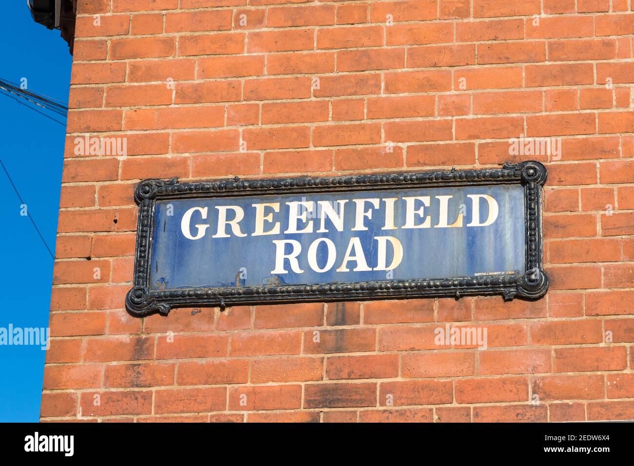 Victorian street sign hi-res stock photography and images - Alamy