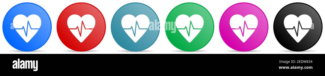 Ecg circle hi-res stock photography and images - Alamy