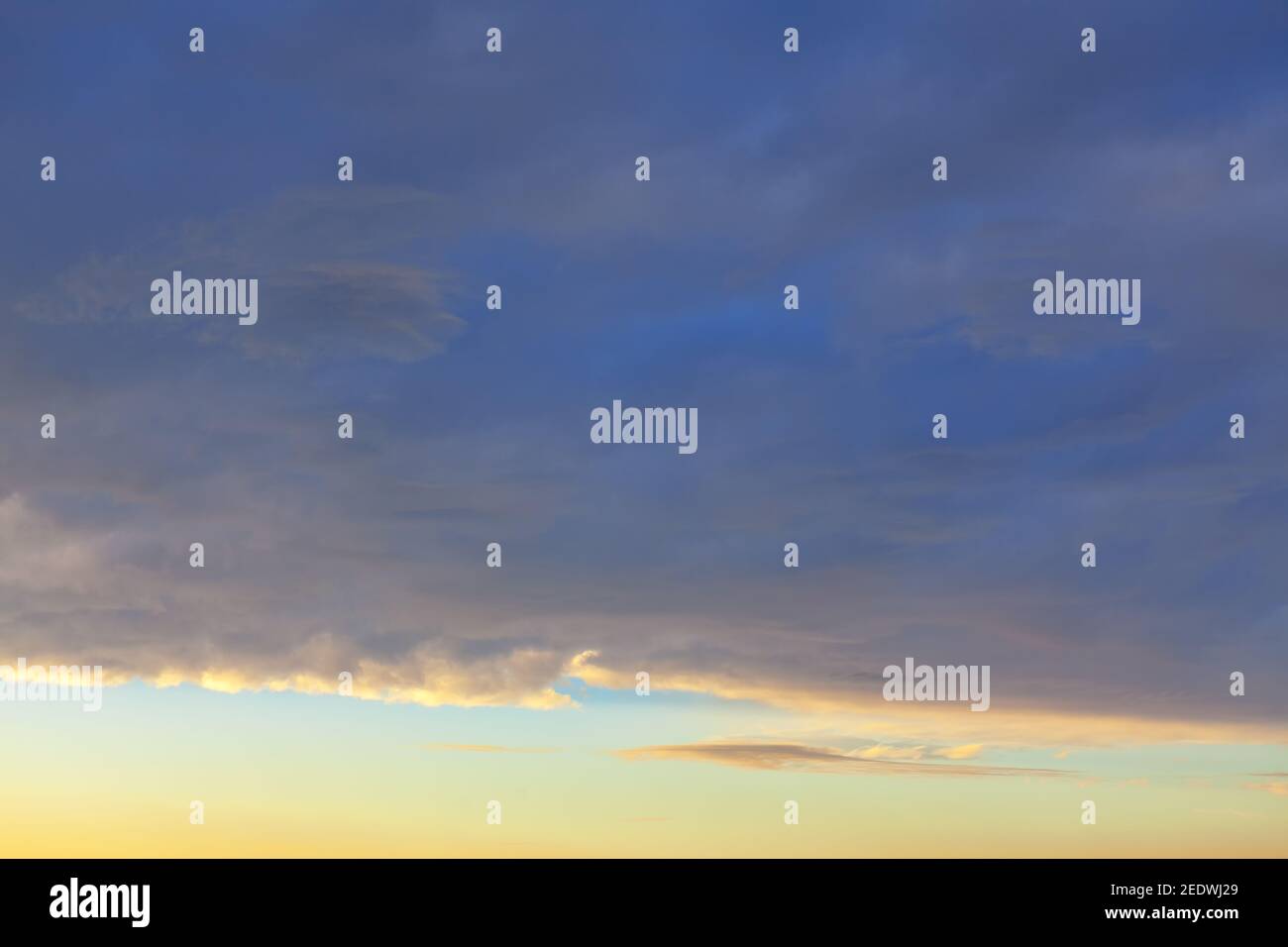 Clouds in soft light . Morning Sky Background Stock Photo - Alamy