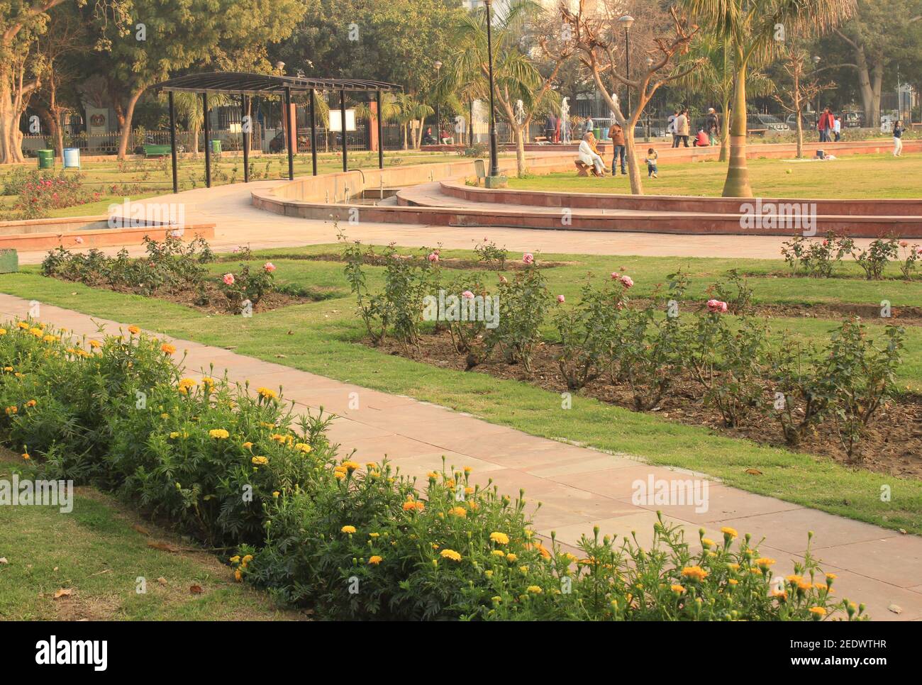 BRICS Friendship Rose Garden in Chanakyapuri, New Delhi, India Stock ...