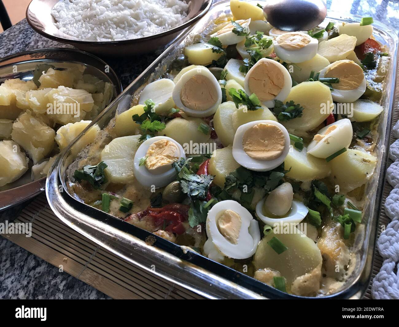 Salted cod with eggs hi-res stock photography and images - Alamy